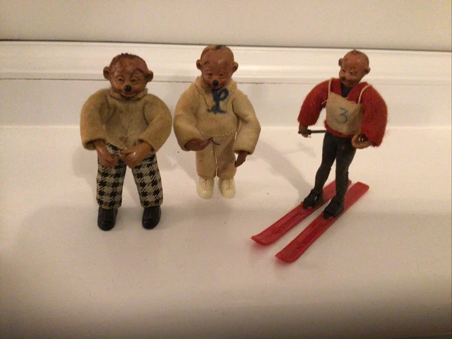 VINTAGE PETER MECKI Steiff Hedgehog, 3” Tall X 3 £15.00 - PicClick UK