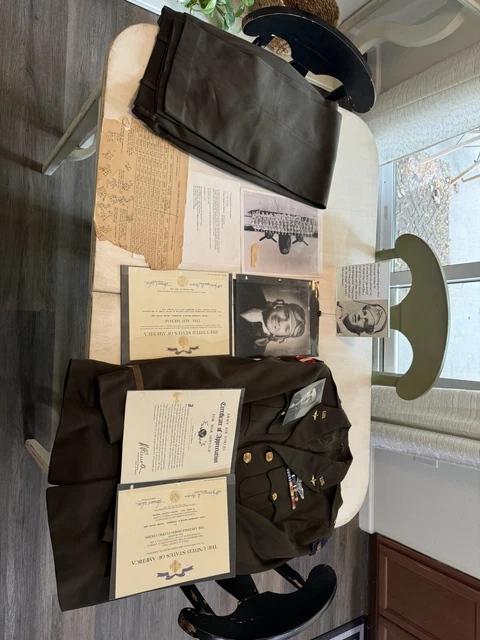 ORIGINAL WW2 NAMED CBI Pilots Uniform £568.43 - PicClick UK