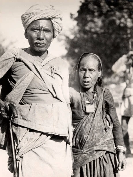 TYPICAL OLD GURKHAS Original caption reads:- "Typical old Gurkhas ...