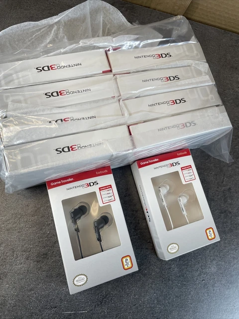 NEUF NEW LOT 10 casque écouteur earbuds officiel nintendo 3DS DS lite ...
