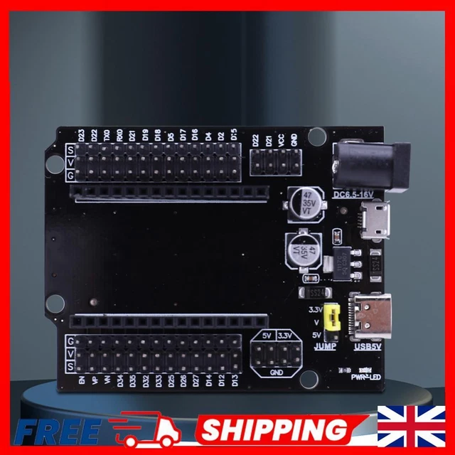 Esp32 Esp32 30p Power Board 2 4 Ghz Devkit V1 Power Supply Panel Dual