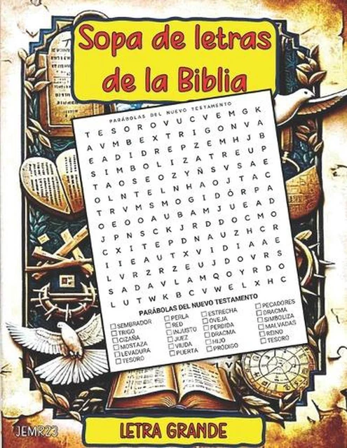 SOPA DE LETRAS de la Biblia - Letra grande: Explorando la Sabidur?a y las Histor EUR 22,07 ...
