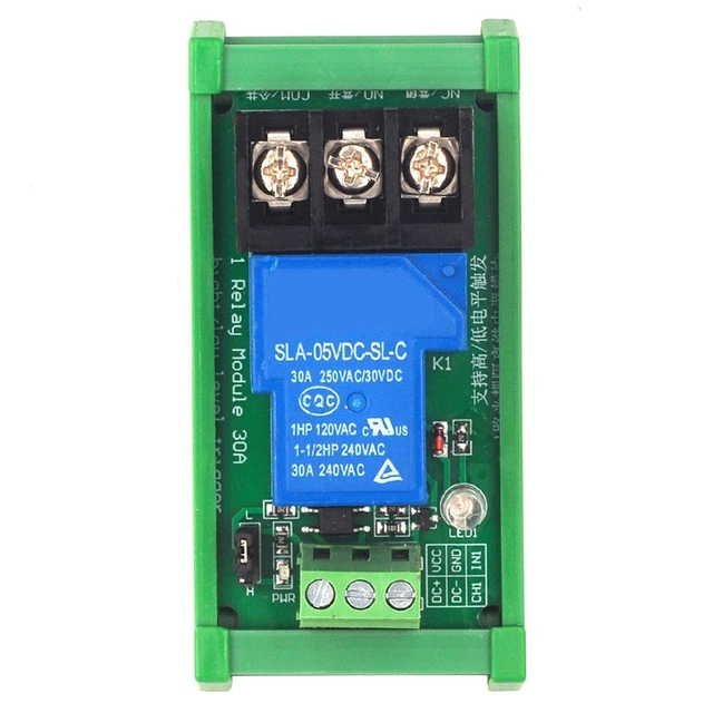 CHANNEL RELAY BOARD Components Business Industrial With Optocoupler 30A ...