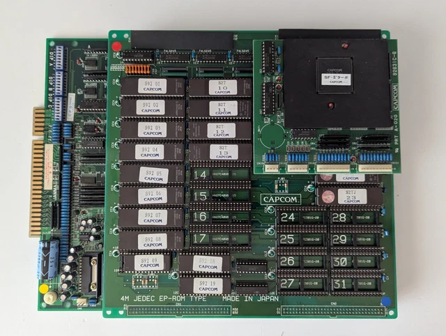 CAPCOM CPS JAMMA PCB Arcade Street Fighter 2' Turbo version Japonaise EUR 1,00 - PicClick FR