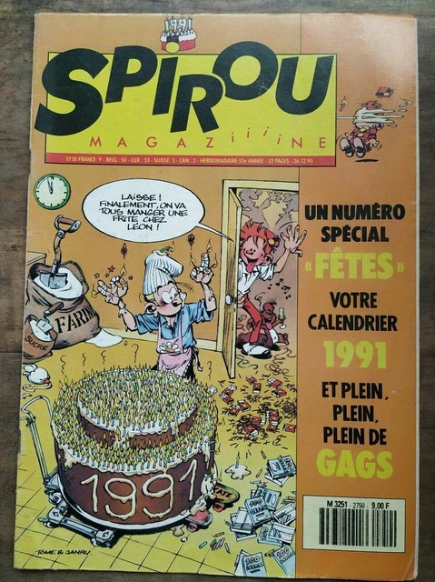 MAGAZINE SPIROU N°2750/ Décembre 1990 EUR 2,50 - PicClick FR