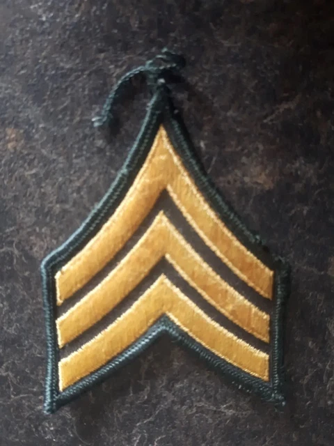 US ARMY E5 Sergeant SGT Chevron 3 Stripes Collectible Patch Badge $5.99 ...