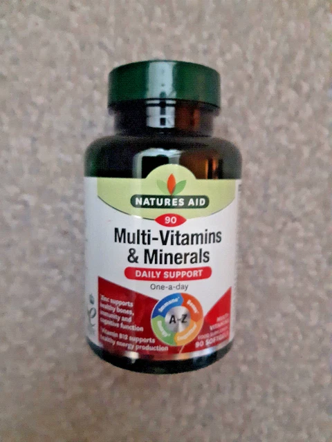 NATURES AID COMPLETE Multi-Vitamins and Minerals, 90 Tablets BBE 12/ ... NATURES AID COMPLETE Multi-Vitamins and Minerals, 90 Tablets BBE 12/ ...