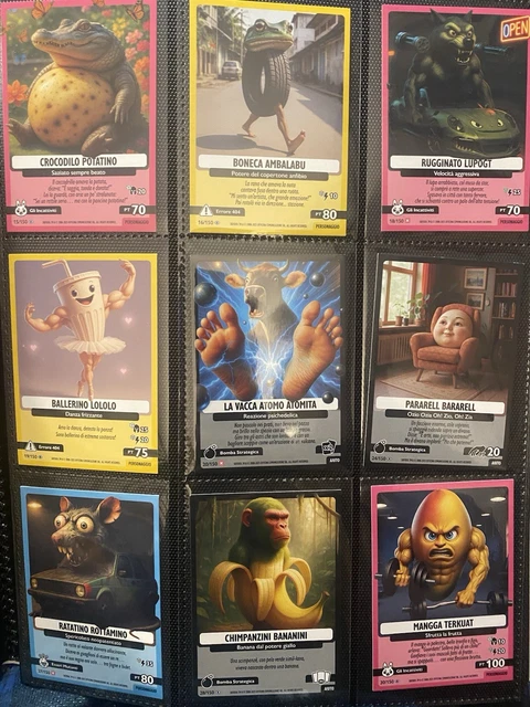 TUTTE LE CARTE Comuni (100) Skifidol Italian Brainrot Completo EUR 35,00 - PicClick IT