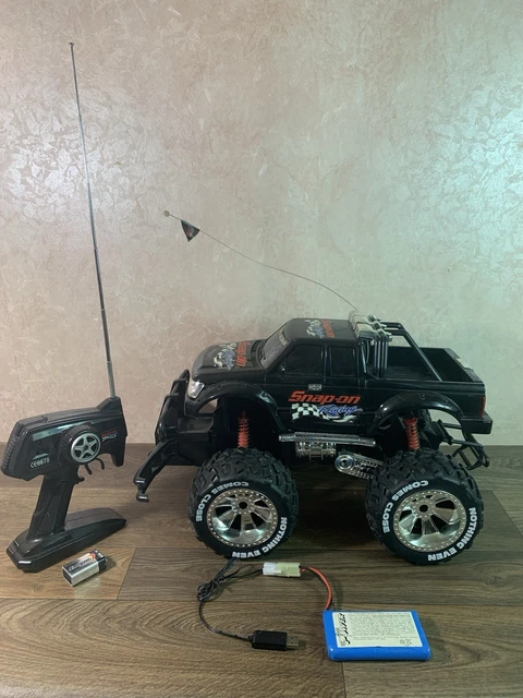 SNAP ON RACING Rc Remote Control Monster Truck + Batteries & And ...