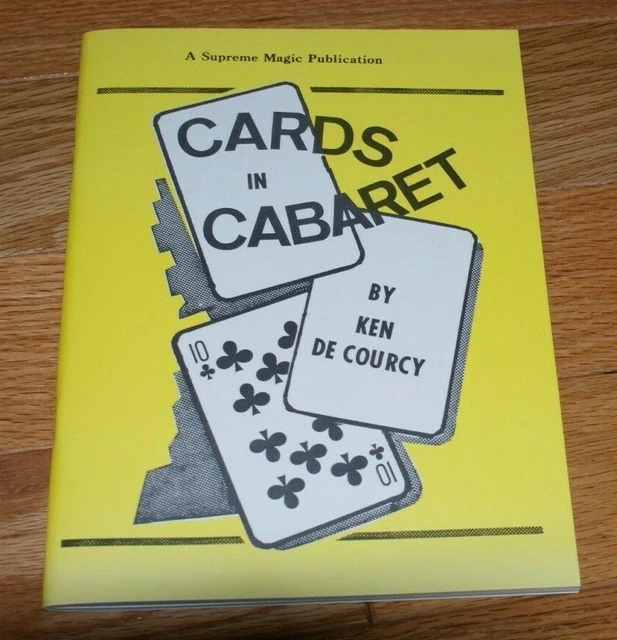 KEN DE COURCY, Cards in Cabaret (Supreme 1980, 1st edit.) -- TMGS Book ...