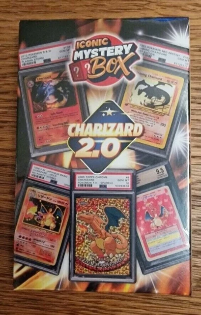 ICONIC MYSTERY BOX Graded Charizard Box 2.0 - Pokemon Rare / Vintage ...