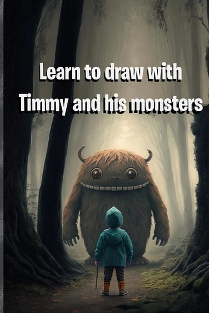 LEARN TO DRAW with Timmy and his Monster by Quentin Bibes Paperback ...