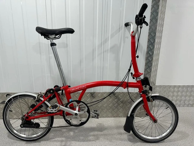 3 SPEED RED M3L folding bike brompton £669.72 - PicClick UK