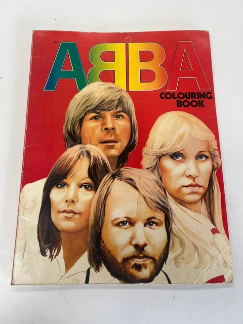 VINTAGE ABBA COLOURING Book £4.99 - PicClick UK