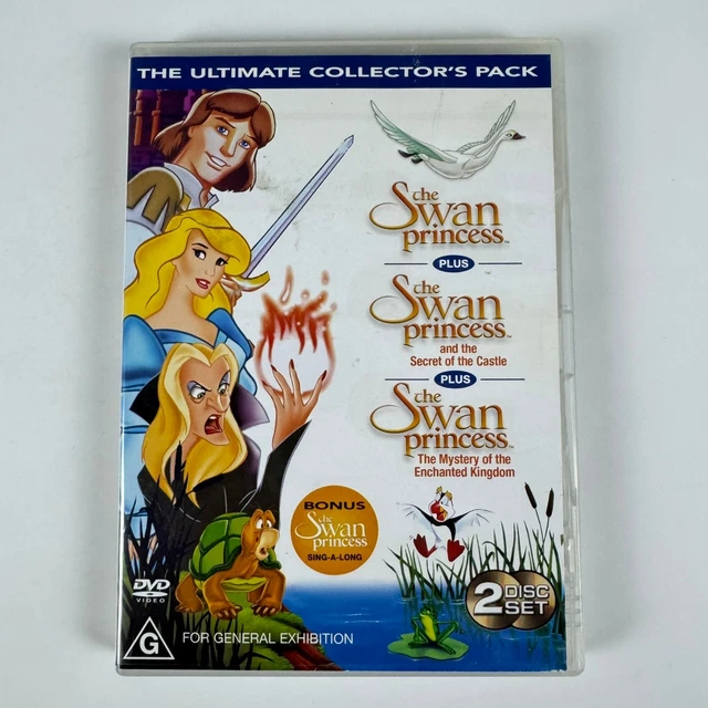 THE SWAN PRINCESS - 3 movie collection (DVD 1994 2 double sided discs ...
