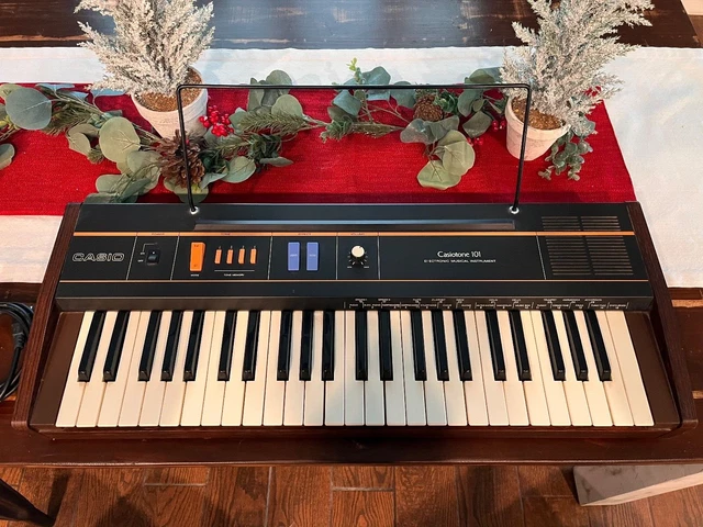 RARE CASIO CASIOTONE 101 Keyboard Classic 80s Synth Great Condition ...