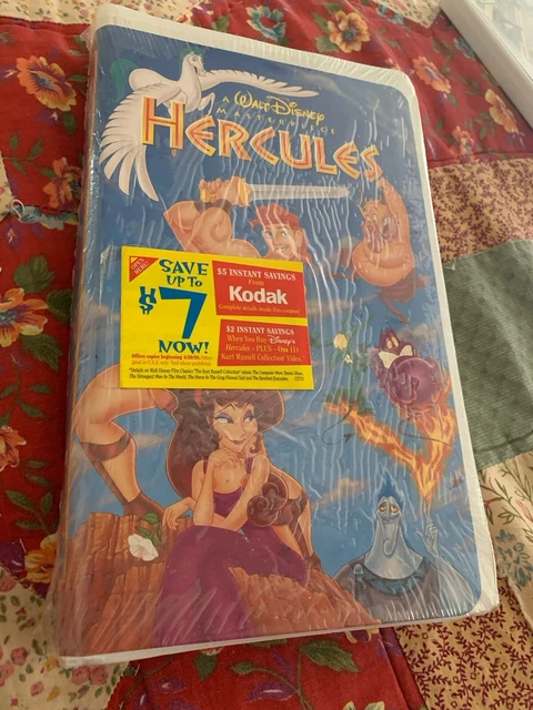 HERCULES VHS A Walt Disney Masterpiece Clamshell New Sealed EUR 10,67 ...