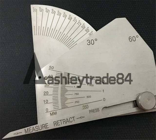 UNO SKEW-T CURVA Weld Calibre Soldadura Inspección Calibrador EUR 35,83 ...