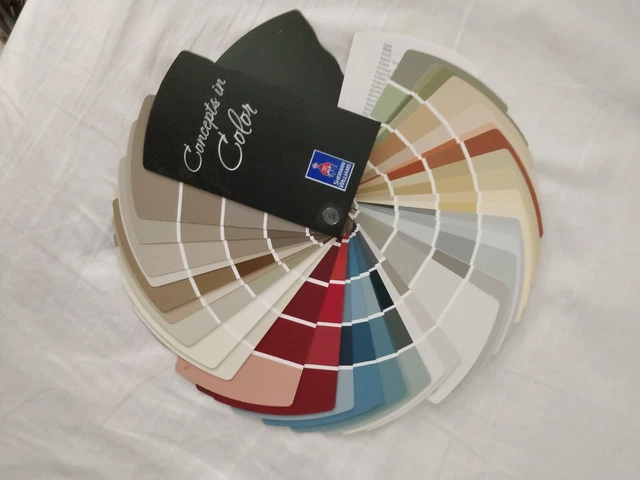 SHERWIN WILLIAMS COLOR Concepts In Color Wheel Paint Mini 5.5” Fan Deck ...