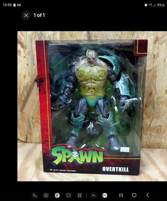 SPAWN OVERTKILL MEGAFIG Action Figure McFarlane Toys , New In Box MSRP ...