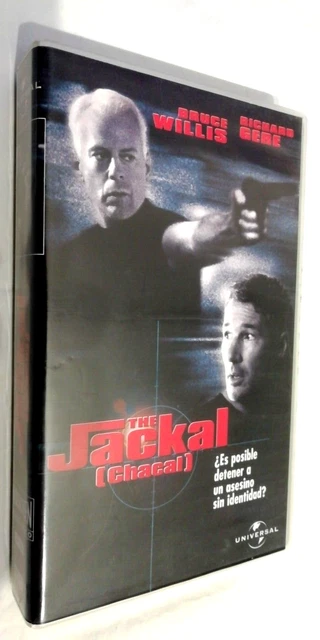 THE JACKAL (CHACAL) Bruce Willis Richard Gere - VHS Spanish Edition PAL ...
