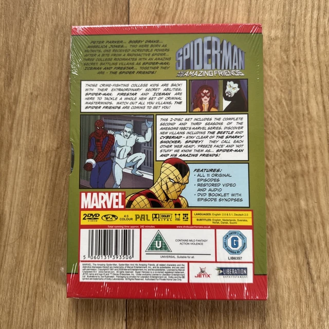 SPIDER-MAN AND HIS Amazing Friends Complete Season 2 & 3 (DVD, 2008 ...