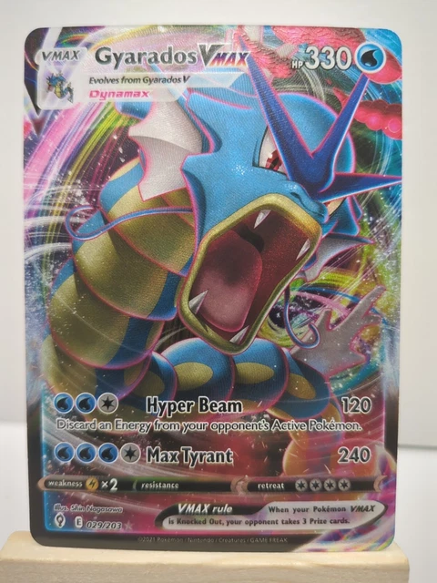 POKÉMON JCG GYARADOS VMAX Evolving Skies 029/203 Holo Ultra Rare EUR 3 ...