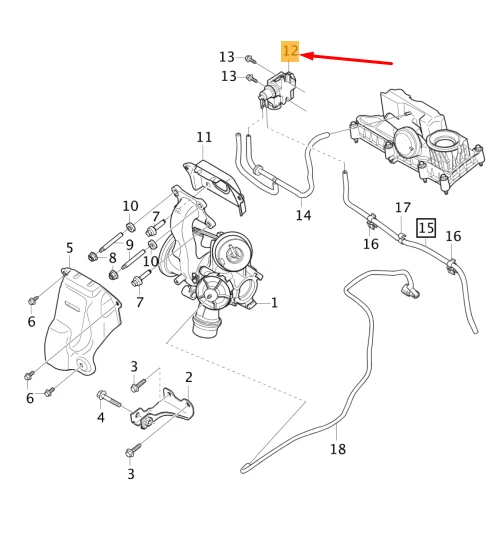 VOLVO XC40 VACUUM Regulator 32257161 NEW GENUINE £82.52 - PicClick UK