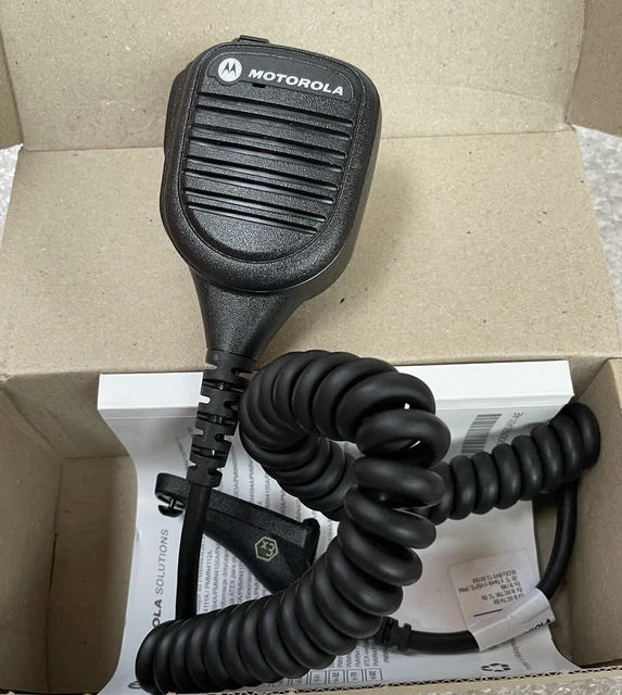 GENUINE MOTOROLA PMMN4067B Microphone Impres Atex/CSA RSM $150.00 ...