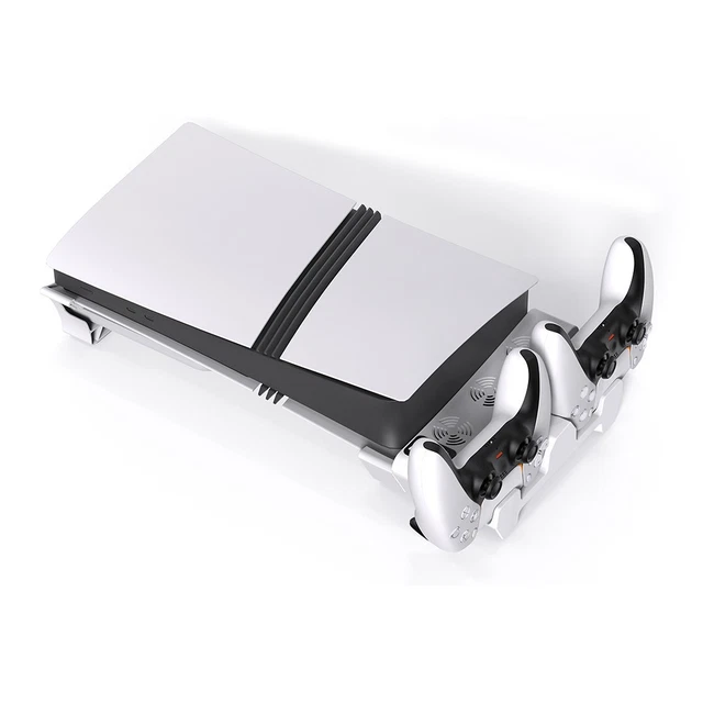 FOR PS5 PRO Slim Horizontal Stand with Integrated 3 Level Cooling ...