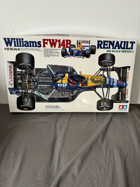 TAMIYA 1/12 WILLIAMS FW14B RENAULT Big Scale Model Kit 12029 Nigel ...