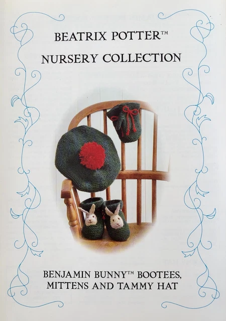 BENJAMIN BUNNY BEATRIX Potter Baby Knitting Pattern £2.95 - PicClick UK