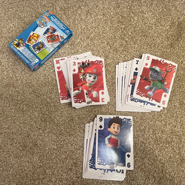 PAW PATROL KIDS Jumbo Playing Cards Paw Patrol Complete Set Stocking ...