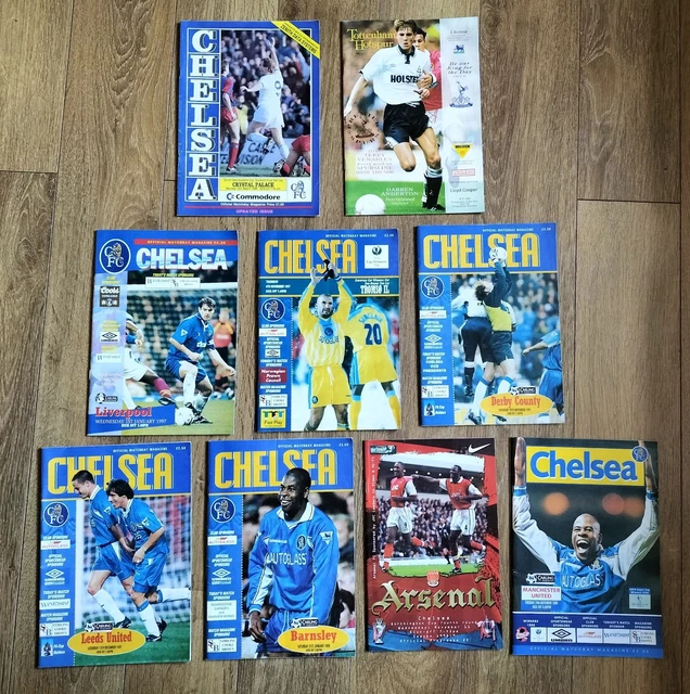 9 CHELSEA FC Football Programme Bundle 1990'S £3.81 - PicClick UK