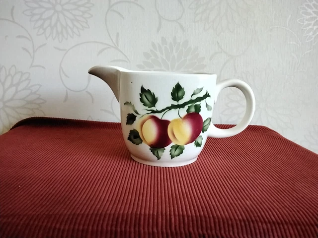 RARE TG GREEN DEVON PEACH Jug Cornishware Vintage 1950s T.G. Green & Co ...