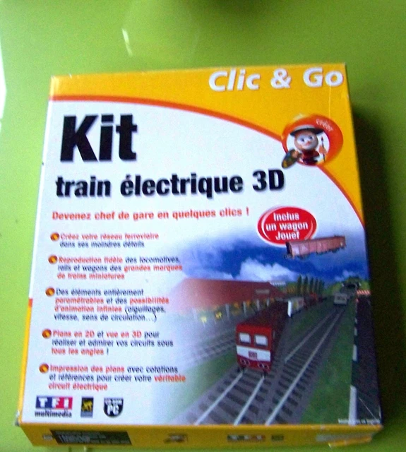 COFFRET KIT TRAIN 3D CLIC ET GO CD DVD ROOM EUR 15,00 - PicClick FR