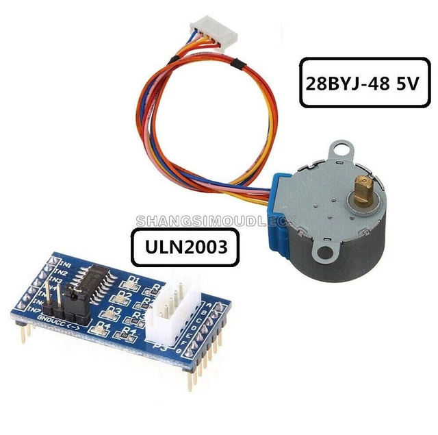 DC 5V STEPPER Motor 28BYJ-48 + NEW ULN2003 Stepper Motor Driver Module ...