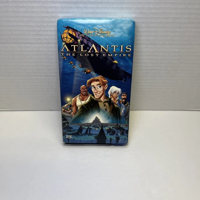 ATLANTIS: THE LOST Empire VHS Tape 2001 Slipsleeve Michael J. Fox Walt ...