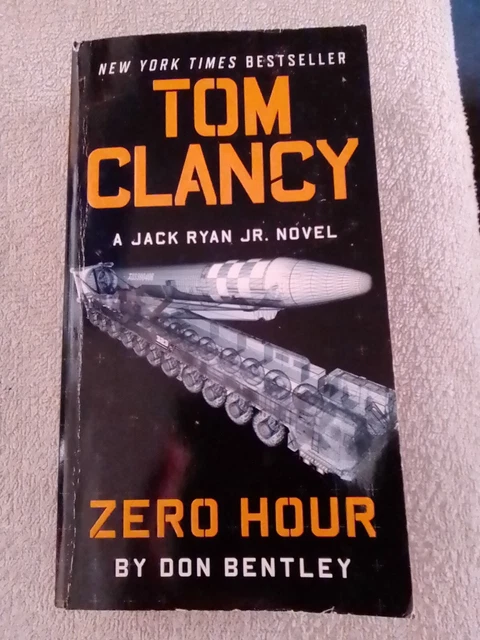 TOM CLANCY ZERO Hour Jack Ryan Jr. Novel By Don Bentley Large Paperback EUR 3,64 - PicClick FR