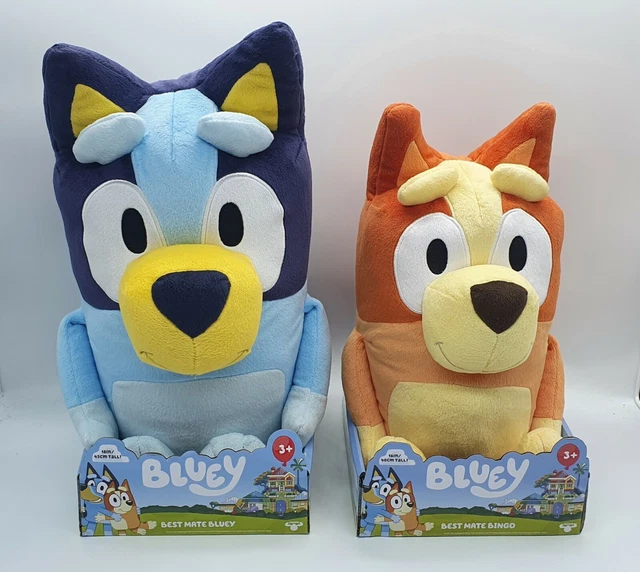BLUEY SERIES 1 Best Mate Bluey & Bingo Large 45cm/40cm / 18in/16in ...