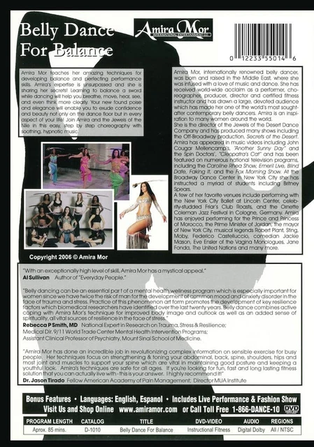 AMIRA MOR: BELLY Dance for Balance (DVD) Amira Mor Various Contributors ...