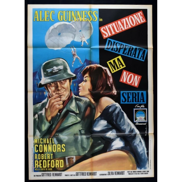 MANIFESTO SITUAZIONE DISPERATA alec guinness robert redford michael ...
