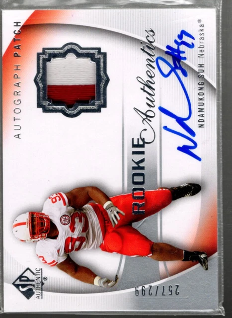 MAILLOT AUTO B2917-2010 SP authentique #110 Ndamukong Suh RC / 299 ...
