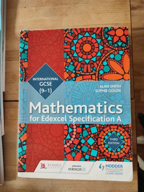 EDEXCEL INTERNATIONAL GCSE (9-1) Mathematics Student Book T... by Goldie, Sophie £10.99 ...