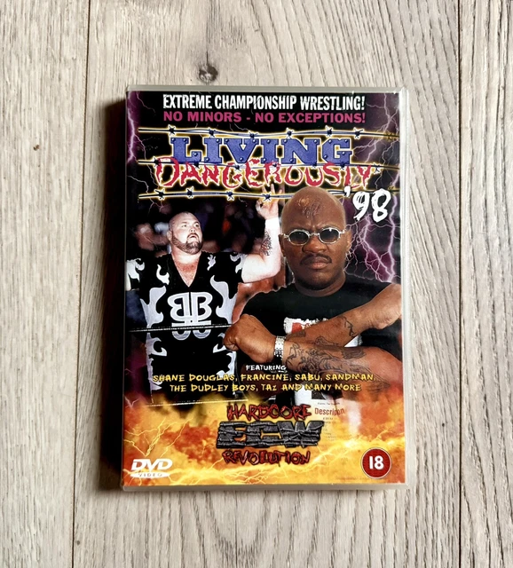 ECW LIVING DANGEROUSLY 1998 DVD - Delta Region 0 Extreme Championship ...