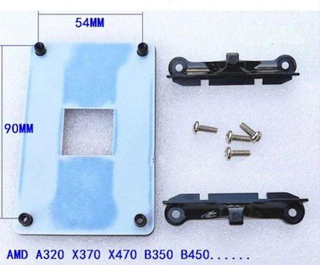 AMD B350 B450 X370 X470 R5 R7 AM4 bracket shelf screw base metal back ...