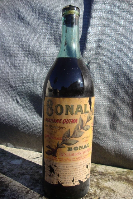 ANCIENNE BOUTEILLE BONAL Grande chartreuse gentiane ST LAURENT DU PONT ...