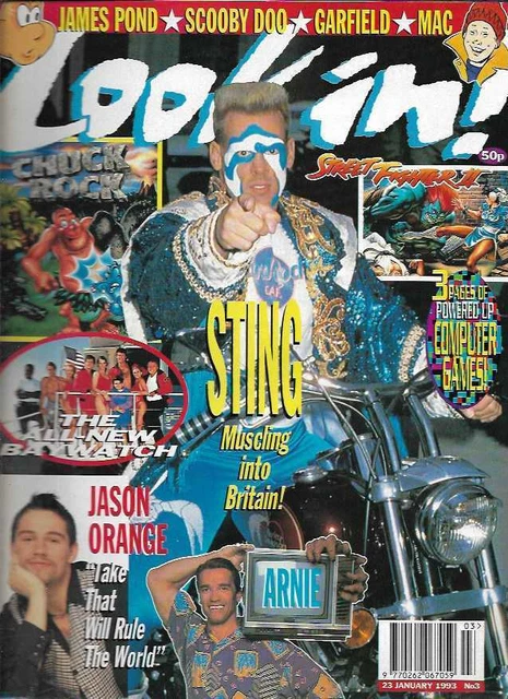 LOOK-IN MAGAZINE 1993 #3 - Jason Orange. Sting. Baywatch. Tim Vincent £ ...