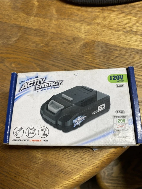 FERREX ACTIV ENERGY 20v battery £13.20 - PicClick UK