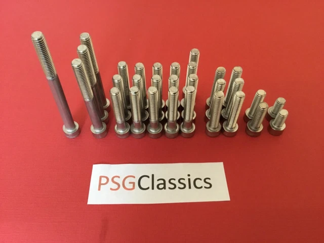 ROYAL ENFIELD HIMALAYAN Stainless Steel Engine Covers Allen Screw Set ...